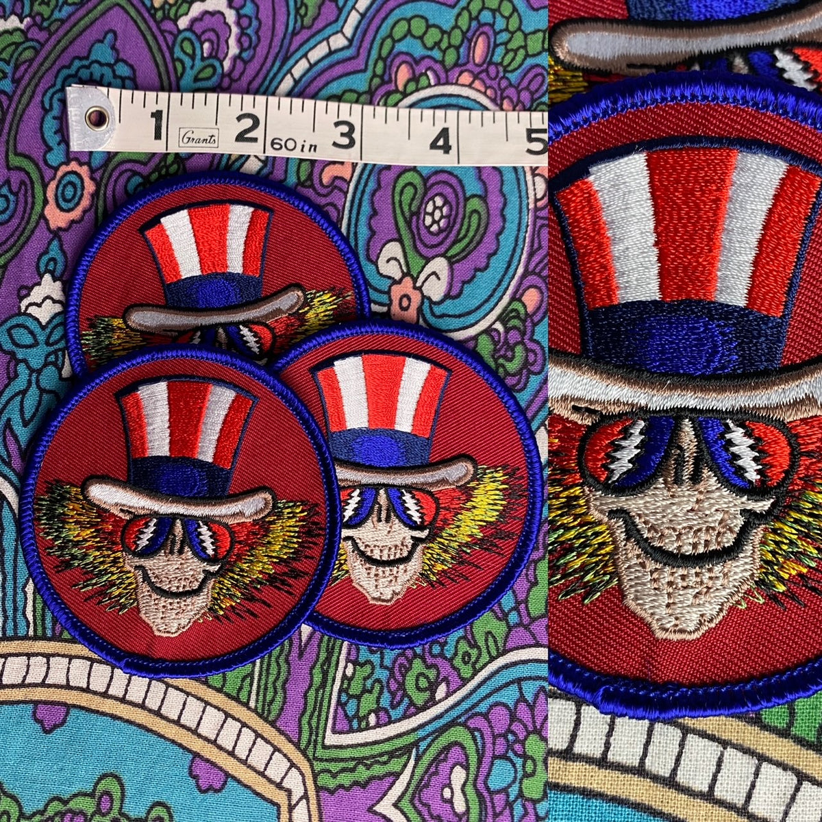 Uncle Sam Patch 3" – Deadheads Closet