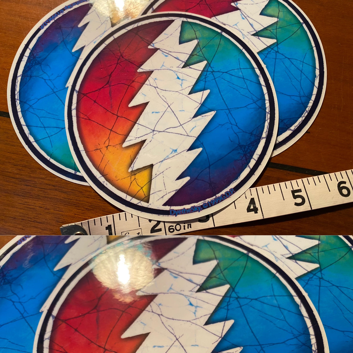 13 Point Bolt Vinyl Sticker Decal 5" – Deadheads Closet